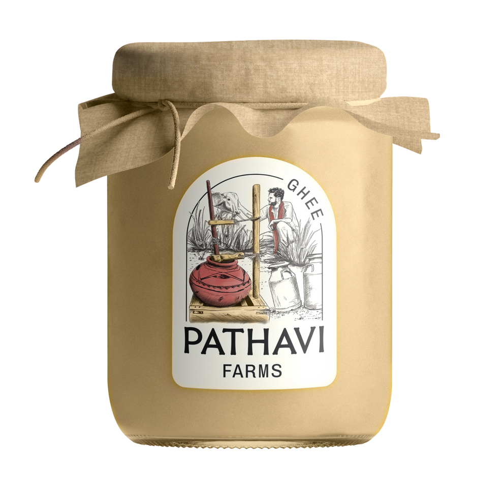 Pathavi Farms Brown Ghee | 99.6% Pure, Lab-Tested Cow Ghee – Pathavi farms